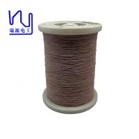 China Voltage USTC Litz Wire Copper Conductor 3300V Breakdown 155C Rated Dacron/Nylon/Silk Jacket 20 Strands for sale
