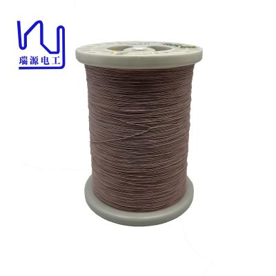 China Voltage USTC Litz Wire Copper Conductor 3300V Breakdown 155C Rated Dacron/Nylon/Silk Jacket 20 Strands for sale