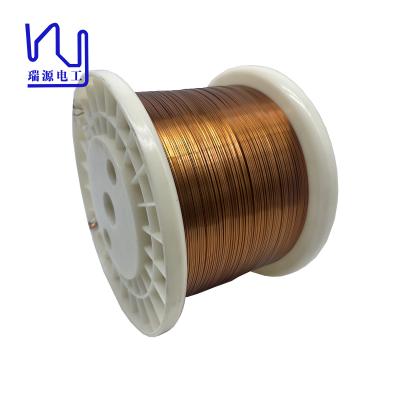 China Certified Solid Rectangular Copper Wire AIW Insulation 1mm X 0.25mm 220℃ Industrial / Commercial for sale