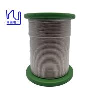 China 2700v Breakdown Voltage USTC Copper Litz Wire 0.1mm Single UEW Insulation Silk Jacket for sale