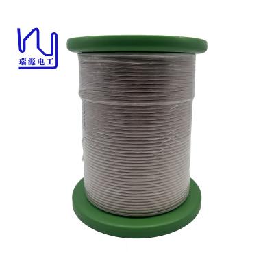 China 2700v Breakdown Voltage USTC Copper Litz Wire 0.1mm Single UEW Insulation Silk Jacket for sale