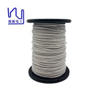 China Silk Jacketed Copper Litz Wire 460 Strands 0.1mm Copper Conductor 155.C Temperature Rated for sale