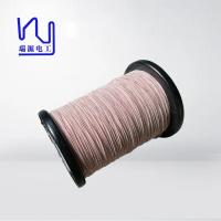 China 155.C Rated Temperature Ustc Litz Wire Dacron / Nylon / Natural Silk Jacket 460 Strands for sale