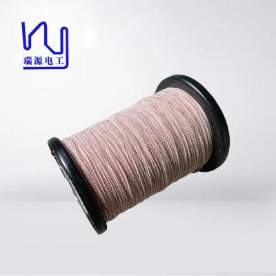 China 155.C Rated Temperature Ustc Litz Wire Dacron / Nylon / Natural Silk Jacket 460 Strands for sale