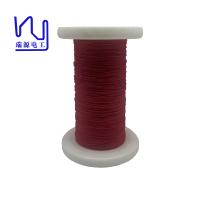 China Red Silk Covered USTC Litz Wire 84 Strands For Audio Silver Conductor for sale