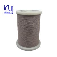 China USTC155/180 0.08mm*10 Insulated Silk Covered Copper Litz Wire For High Frequency Transformer Windings for sale