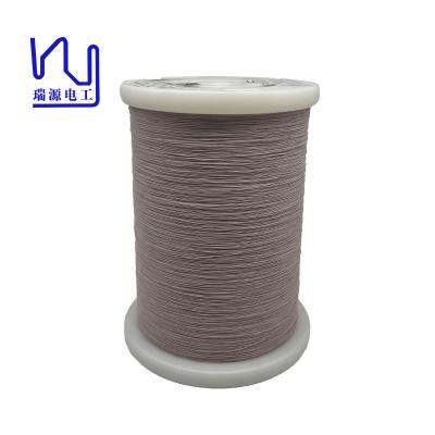 China USTC155/180 0.08mm*10 Insulated Silk Covered Copper Litz Wire For High Frequency Transformer Windings for sale