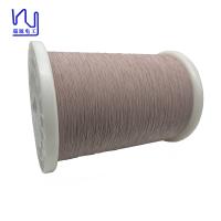 China 2USTC-F 0.08mmx10 Insulated Silk Covered Copper Litz Wire for sale