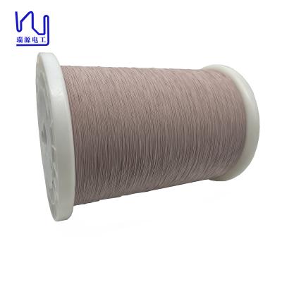 China 2USTC-F 0.08mmx10 Insulated Silk Covered Copper Litz Wire for sale