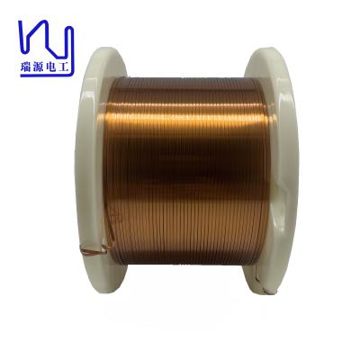 China AIW220 High Temperature 0.2mmx4.0mm Enameled Flat Copper Winding Wire for sale