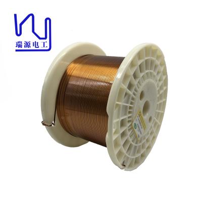 China AIW/SB 0.2mmx4.0mm Hot Wind Bondable Enameled Flat Copper Wire Rectangular Wire for sale