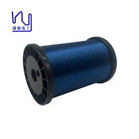 China Custom 42 AWG blue Color Poly Magnet Wire For Instrument pickup for sale