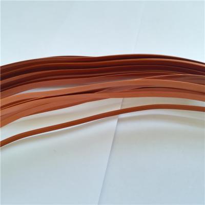 China Flat Enamelled Copper Wire , Fine Rectangular Copper Wire For Small Generator for sale