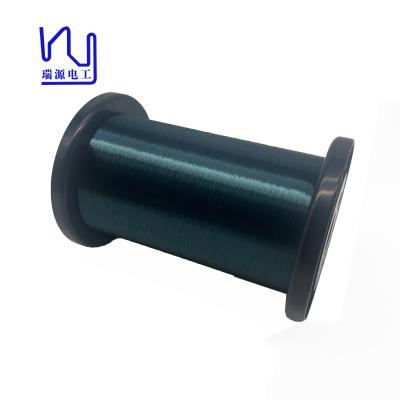 China 0.056mm Green Poly Coated Enameled Copper Wire Magnet Wire for sale
