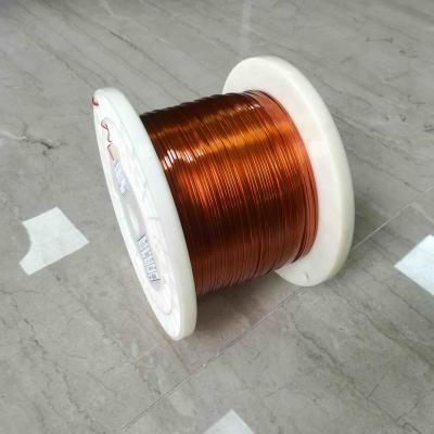 China 0.8X3.0 AIW Enamelled Flat Copper Wire for Automotive Winding for sale