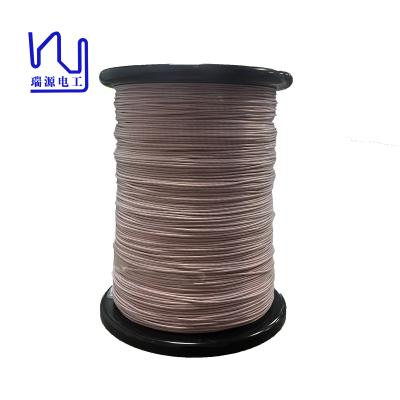 China Stranded PTFE Film Coil Copper Taped Litz Wire For Transformers for sale