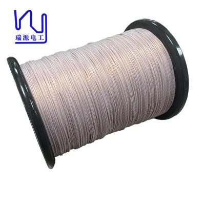 China F4 Taped Litz Wire 0.05mmx600 PTFE  Stranded Enameled Copper Wire for sale