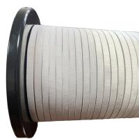 China 2USTC-F 0.08mmx3000 Insulated Copper Wire 9.4mmx3.4mm Nylon Served Litz Wire for sale