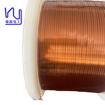 China Class 220 AIW Insulated1.8mmx0.2mm Enameled Flat Copper Wire For Motor for sale