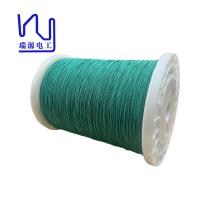 China USTC-F 0.1mmx 50 Green Natural Silk Covered Litz Wire For High End Audio Equipment for sale