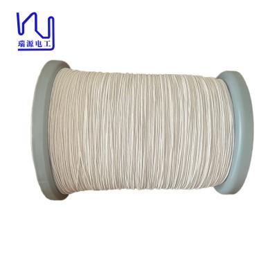 China Natural Silk Covered Green Color Litz Wire 80x0.1mm for sale