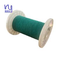 China Natural Silk Covered Litz Wire 10 X 0.08mm Silver Conductor for sale