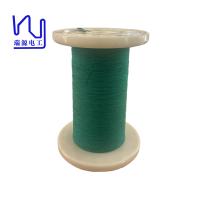 China 10 X 0.08mm Super Thin Real Silk Covered Silver Litz Wire for sale