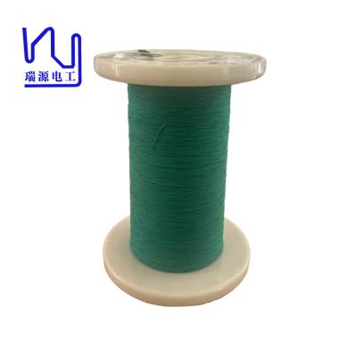 China 10 X 0.08mm Super Thin Real Silk Covered Silver Litz Wire for sale