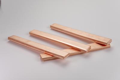 China Custom 99.99999% High Purity Oxygen Free Copper Bars for sale