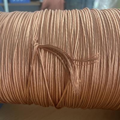 China Customizable 0.1mm * 35 Strands Twisted Insulated Copper Stranded Litz Wire For HF Transformer for sale