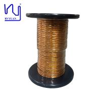 China Polyesterimide Taped Litz Wire 0.4mmx120 Copper Litz Wire For Transformer for sale