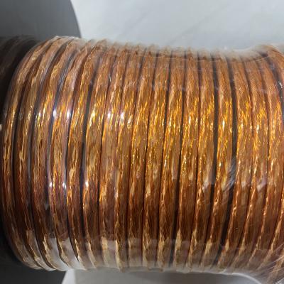 China 0.03mm- 0.4mm Enameled Coated Copper Twist Wire Taped Litz Wire for sale