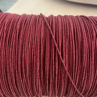 China Red Color Silk Covered Litz Wire 0.1mmx200 Polyester Served Copper Stranded Wire for sale