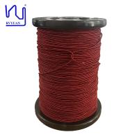 China 38 AWG 0.1mmX200 Yarn Wrapped Pure Copper Twisted Litz Wire Durable Conductor for sale