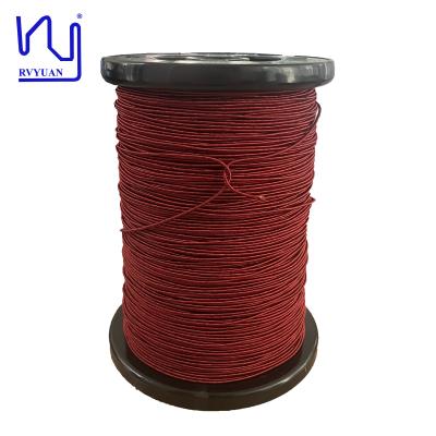 China 38 AWG 0.1mmX200 Yarn Wrapped Pure Copper Twisted Litz Wire Durable Conductor for sale