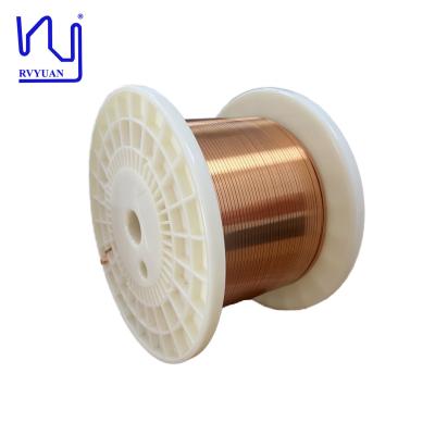 China Polyurethane Class 180 0.50mm 0.06mm 0.8mm Enameled Flat Copper Wire For Motor for sale
