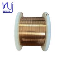 China UEWH Solderable 0.50mmx2.40mm Enameled Flat Copper Wire For Motor for sale