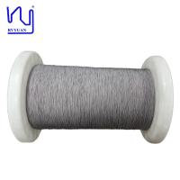 China Class 155 Single Wire 0.2mm Silk Covered Magnet Wire Enameled Copper Conductor for sale