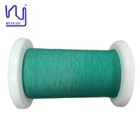China USTC-F Green Color 0.2mm Nylon Covered Enameled Copper Wire for sale