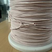 China Diameter 0.071mm Silk Serverd Magnet Wire With 840 Strands Copper Conductor for sale