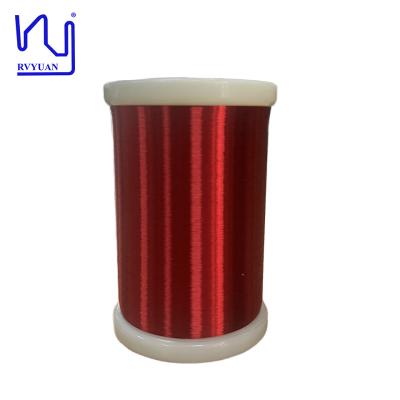 China AWG47 Red 0.035mm Self-bonding Copper Clad Aluminum CCA Wire For Earphone Voice Coils for sale