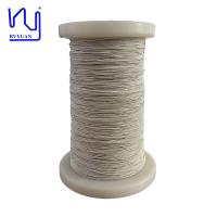 China 2USTC-F 0.05mm 99.99% Silver OCC Wire 200 Strands Natural Silk Covered litz Wire For Audio Cable for sale