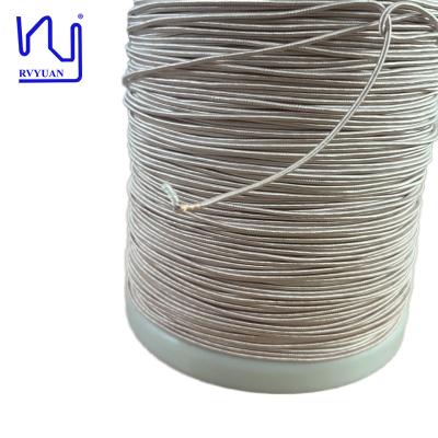 China 2UDTC-F 0.071mmx250 Natural Silk Covered Litz Wire for sale