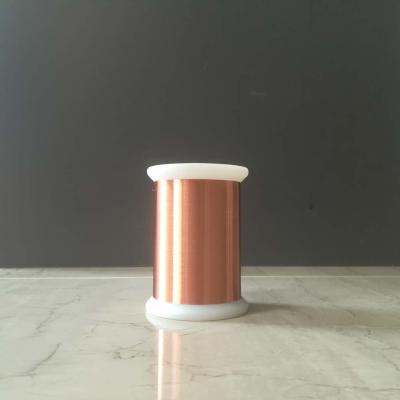 China Class 155 0.02mm Super Thin Enameled Copper Wire For Voice Coils for sale