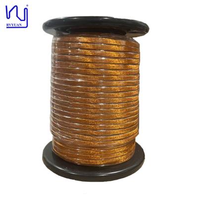 China 8.7mmx5.5mm Flat Lit z Wire 0.1mm*3175 Strands PI Taped Litz Wire For Transformer for sale