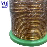 China Polyesterimide Taped Litz Wire 0.4mmx120 Copper Litz Wire For Transformer for sale