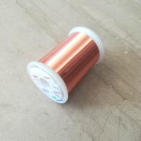 China Polyurethane 0.06mm 155°C/180°C Enameled Round Copper Wire for High Purity Copper Insulated Solid for sale