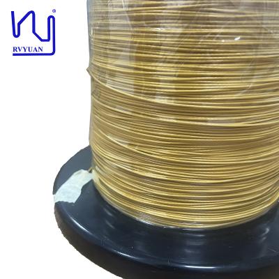 China FTIW-F 0.24mmx7 Strands Extruded ETFE Insulation Litz Wire Copper Conductor for sale