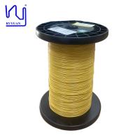 China Custom FTIW 0.27mm*7 155°C Polytetrafluoroethylene Membrane ETFE Teflon Strand Litz Wire for sale