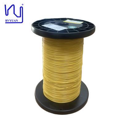 China Custom FTIW 0.27mm*7 155°C Polytetrafluoroethylene Membrane ETFE Teflon Strand Litz Wire for sale